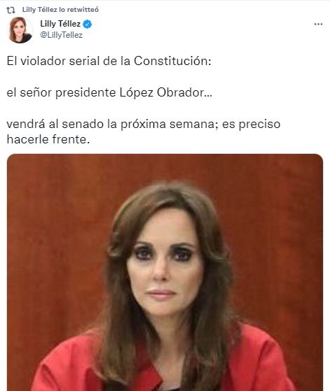 Senado: AMLO no entregará la Belisario Domínguez porque Lilly Téllez le ...