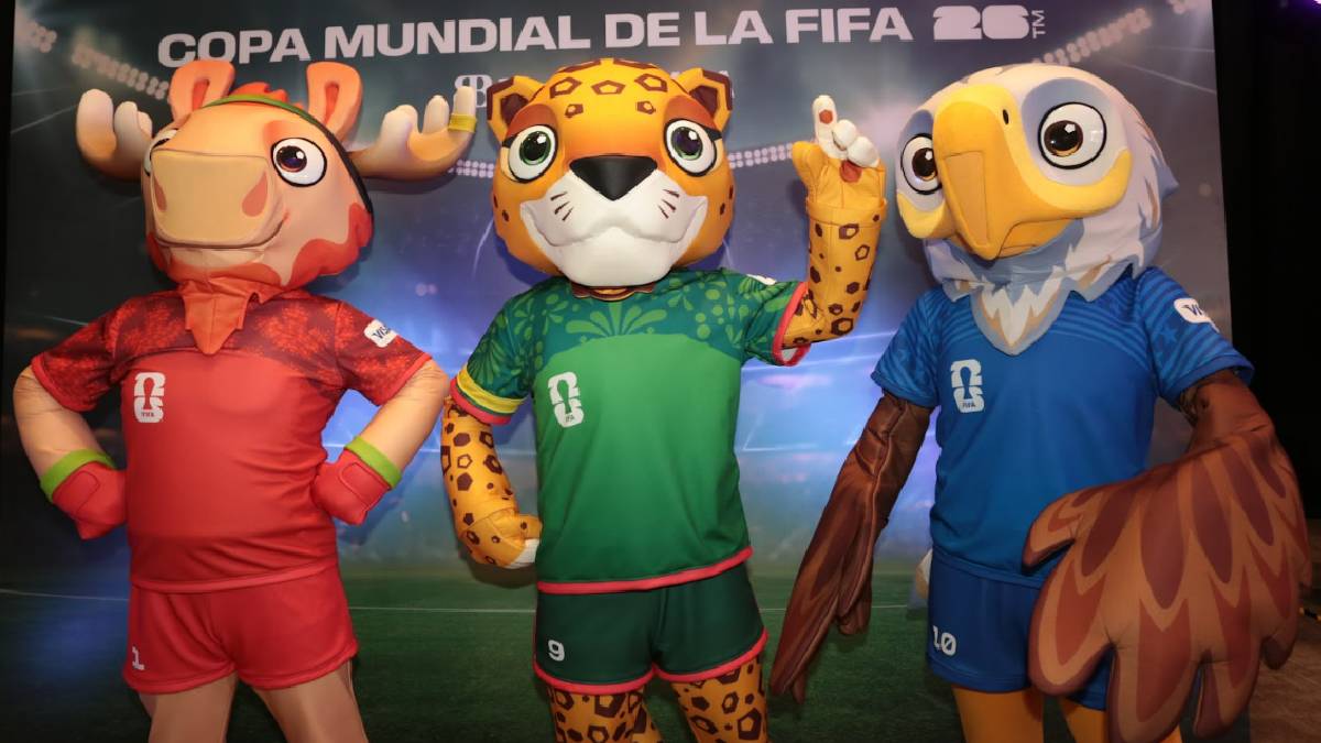 Zayu, Clutch y Maple, mascotas del Mundial 2026 encienden la pasión del ...